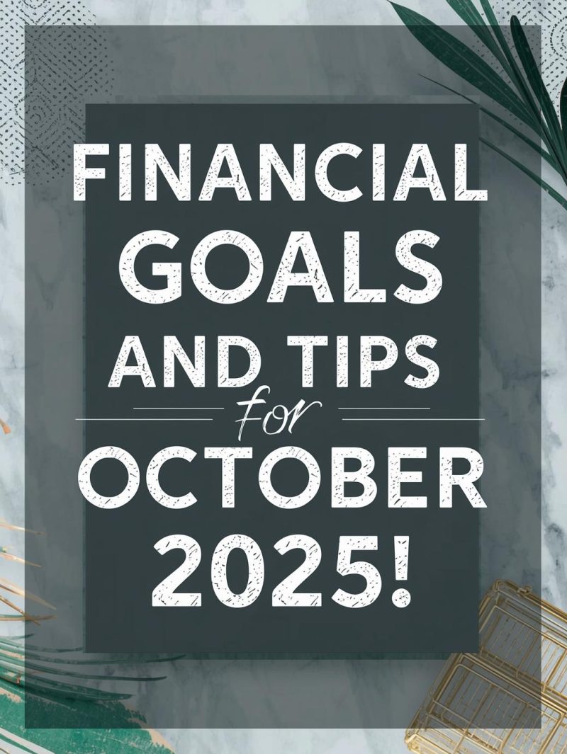 Financial Goals and Tips for October 2025! - Messett Financial